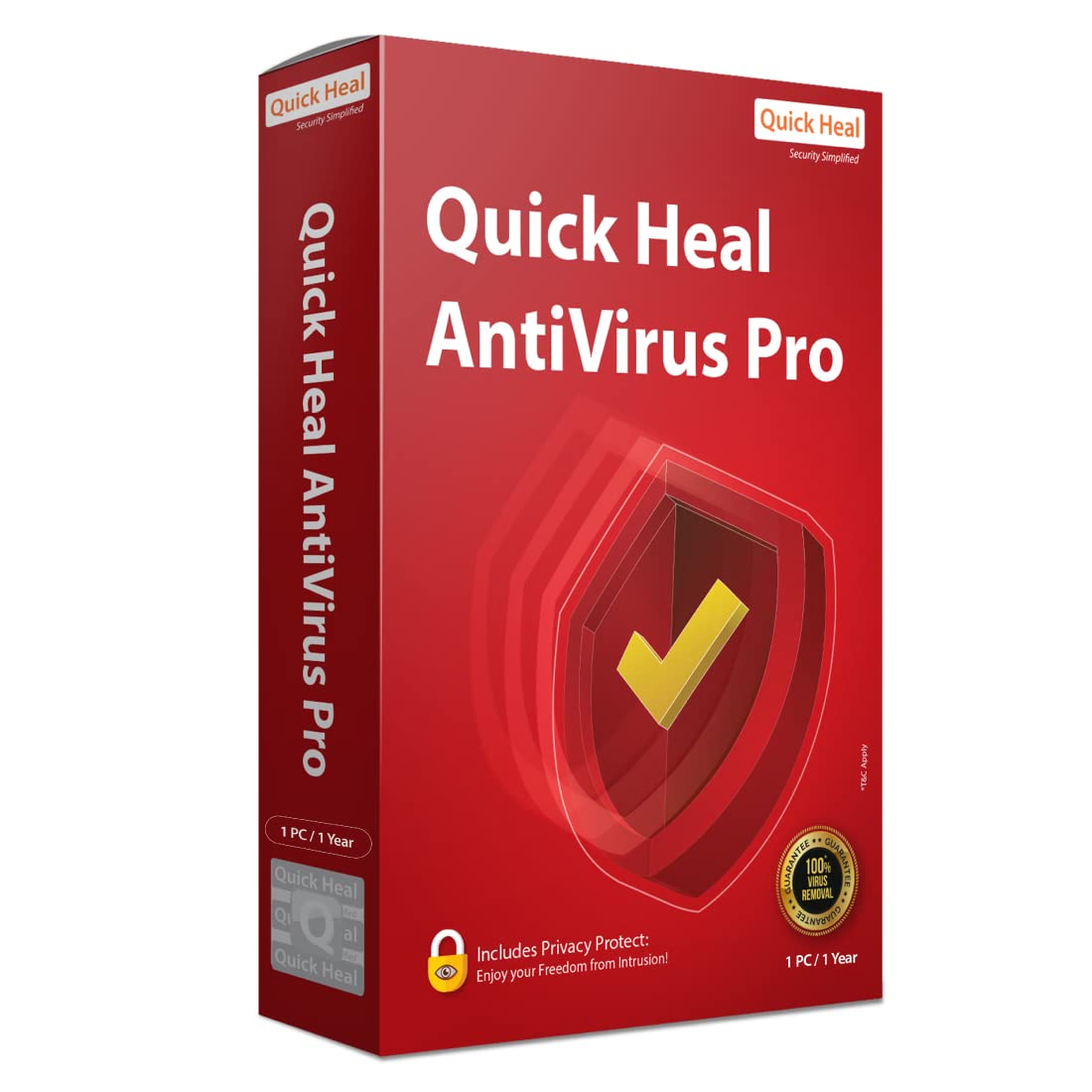 Quick Heal Antivirus Pro – 1 User 1 Year at a best price