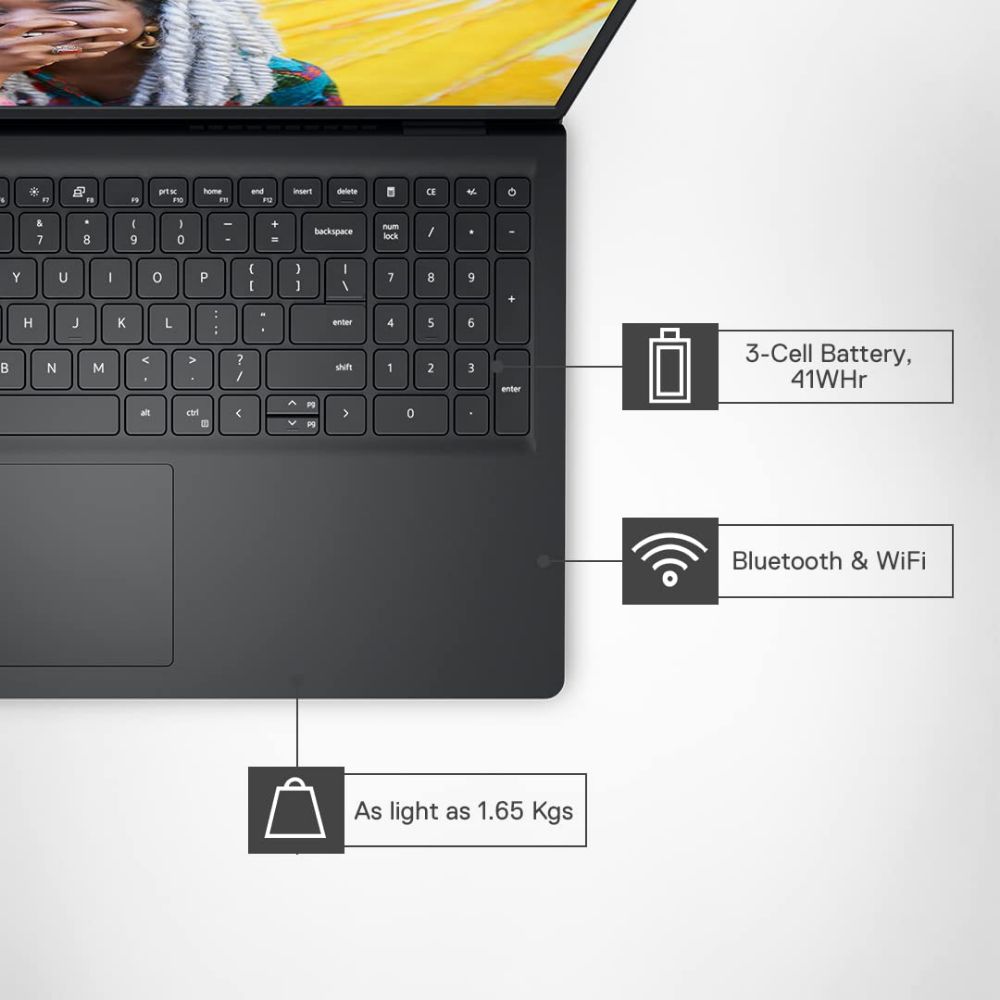 Dell Inspiron 3520 D560896WIN9B Intel i3 12th Gen 15.6" Laptop